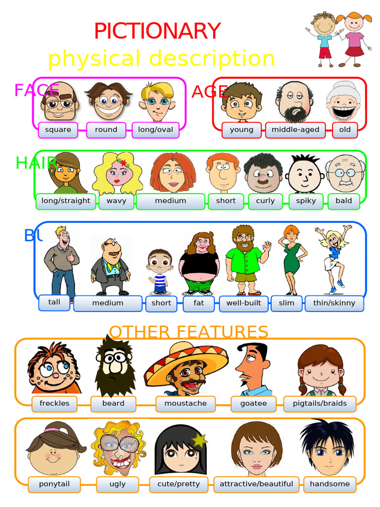 Pictionary Physical Description | PDF