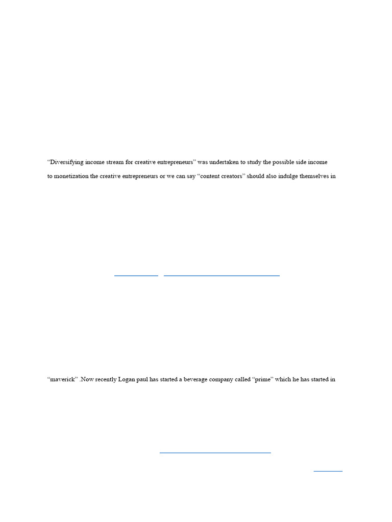 Diversifying Income Streams For Creative Entrepreneurs Pdf