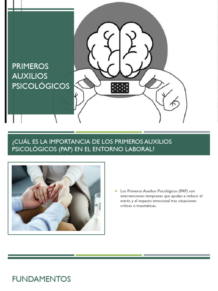 Primeros Auxilios Psicológicos | PDF