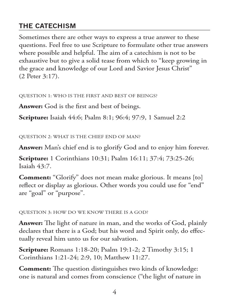 Catechism | PDF