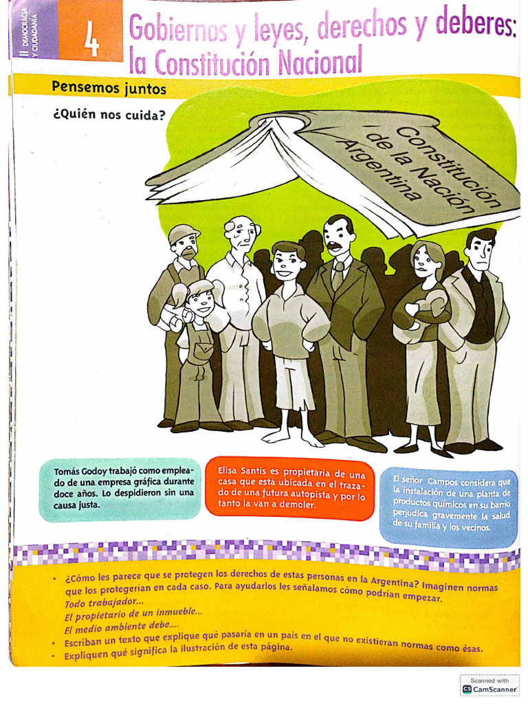 La Constituci-N Nacional 1 A-O | PDF