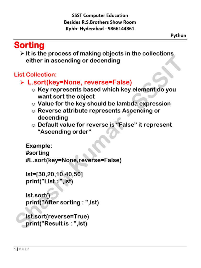 26 Sorting | PDF