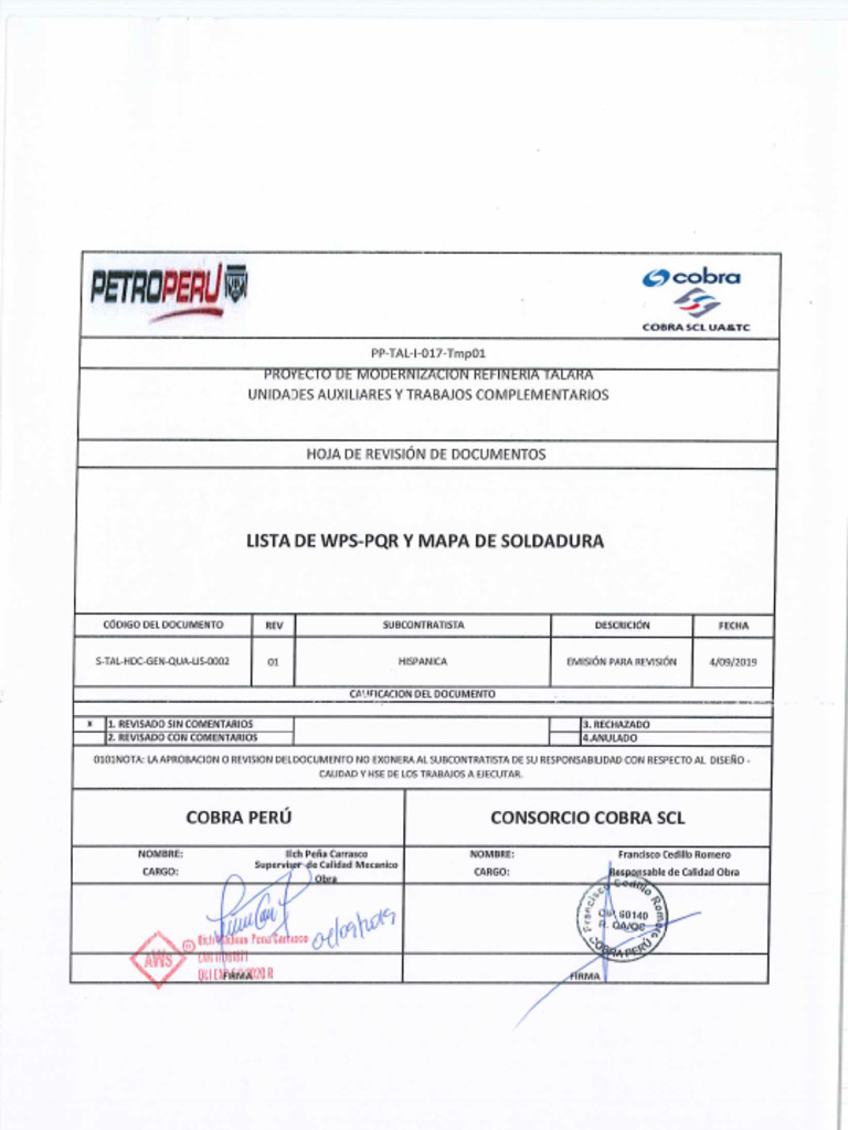 S-Tal-Hdc-Gen-Qua-Lis-0002 - 01 RSC | PDF