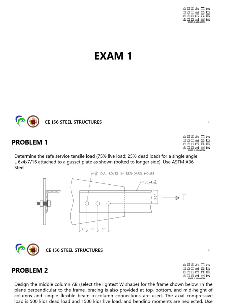 Sample Exam Problems | PDF