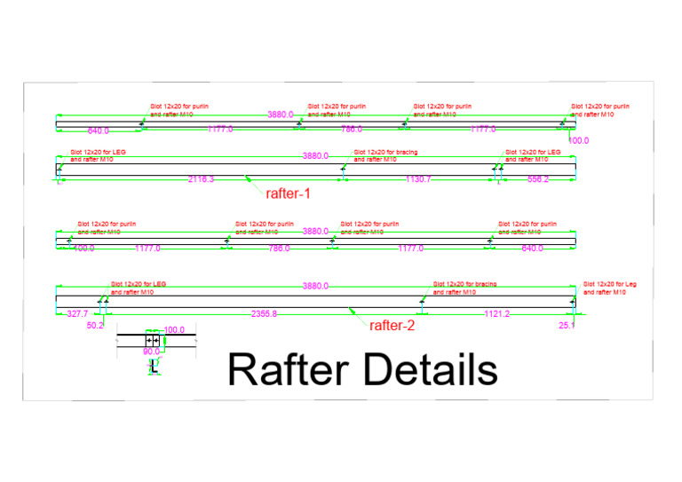 Rafter Details | PDF