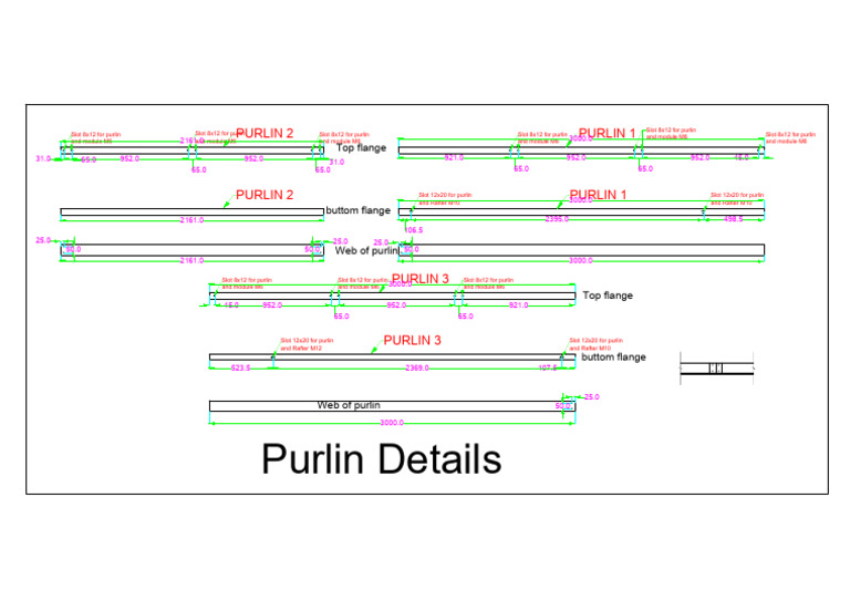 Purlin Details | PDF
