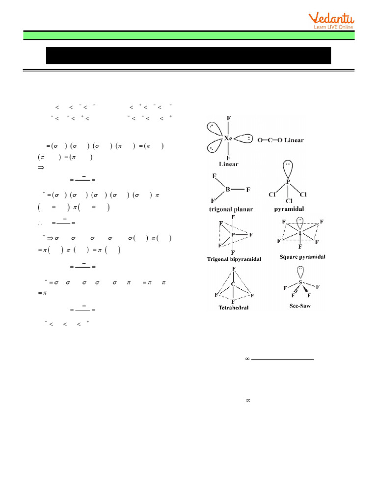 Chemical Bonding PYQs | PDF
