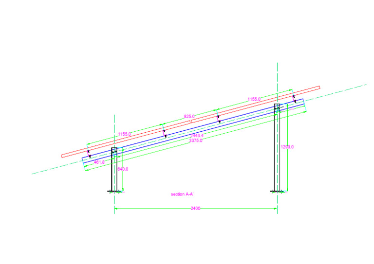 5x2 Table at 15 Degree Section Detail | PDF