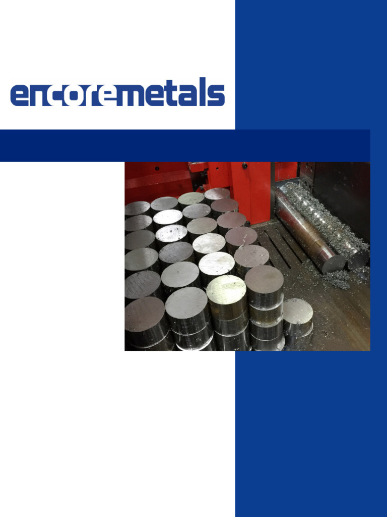 Encore Metals Product Manual - 2016 Final | PDF