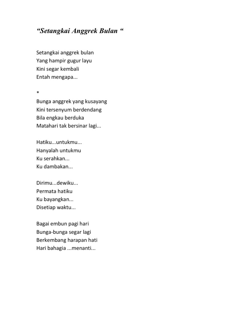 Rangkuman Gambar Setangkai Bunga Anggrek Bulan Paling Dicari ...