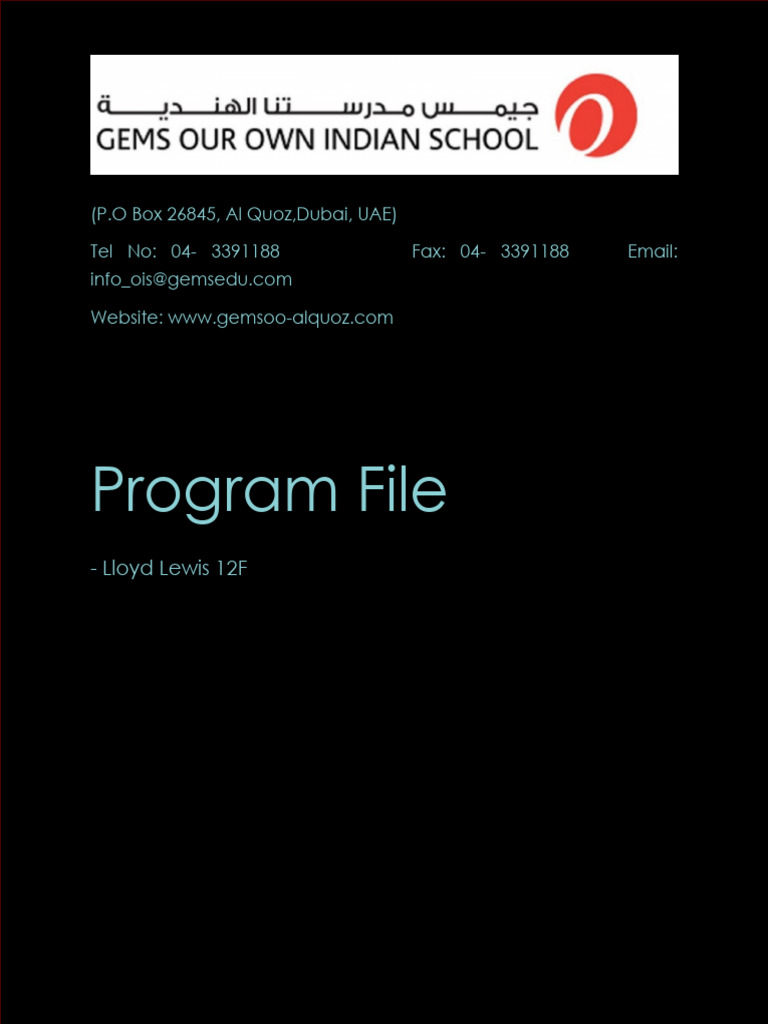 Lloyd Lewis 12F CS HHW | PDF