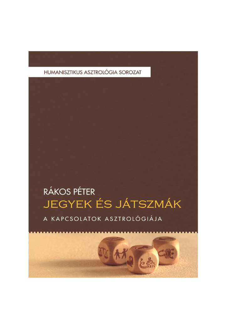 Rákos Péter - Jegyek És Játszmák | PDF