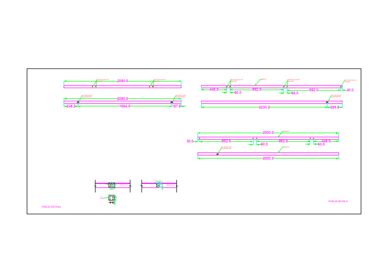 7X2 Table at 15 Degree Purlin Detail | PDF