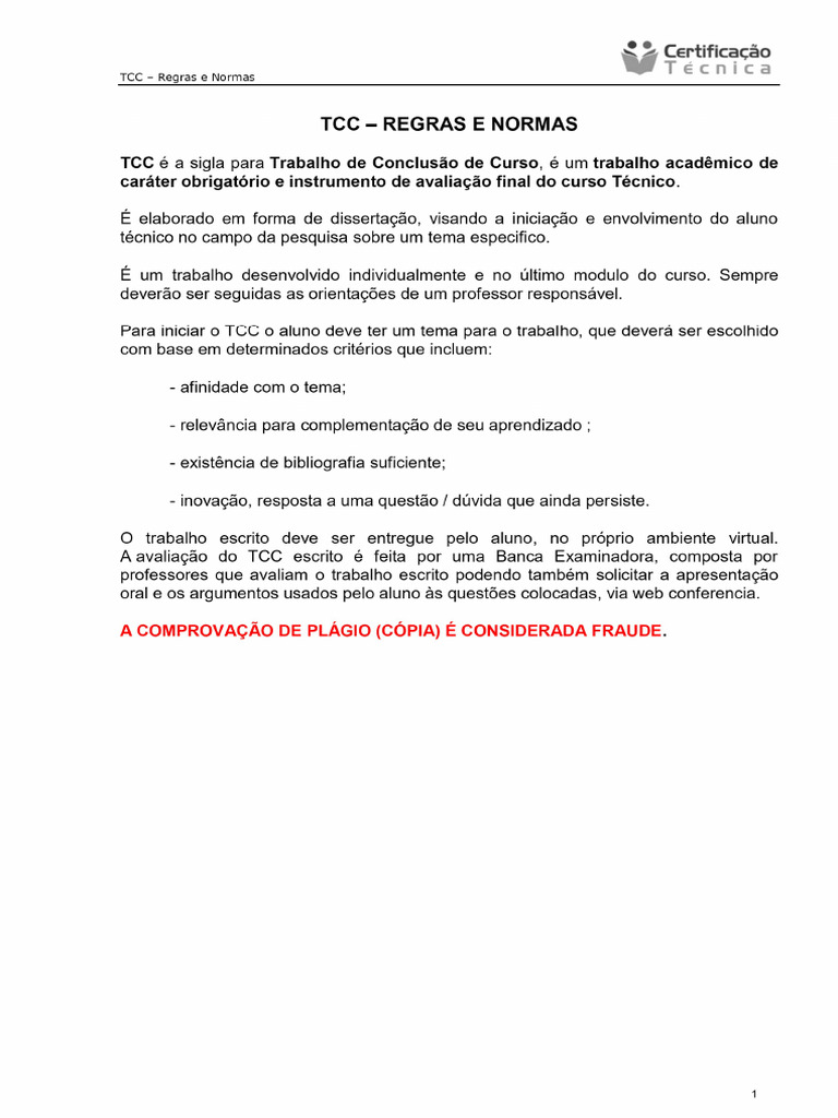 TCC | PDF