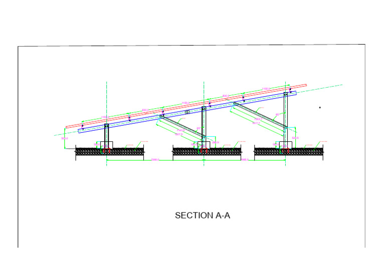 Skoda 3X3 Table at 15 Degree Section and Foundation Detail | PDF