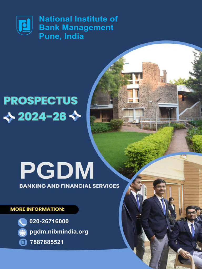 NIBM Prospectus - 2024-26-New | PDF