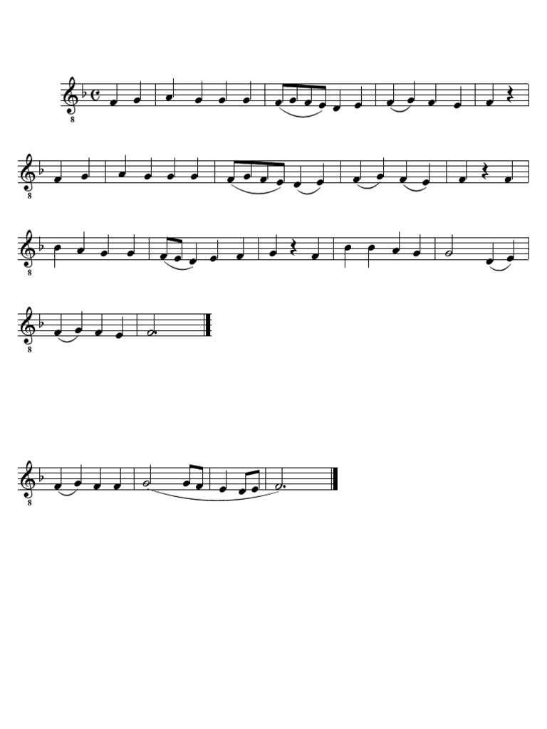 Resurrectional Apolytikion - Western Notation | PDF