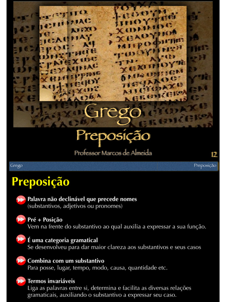 12 Preposiç Ã o | PDF