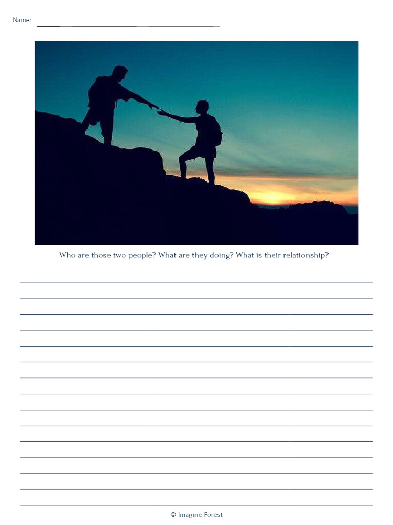 30 Picture Writing Prompts For Kids by Imagine Forest | PDF