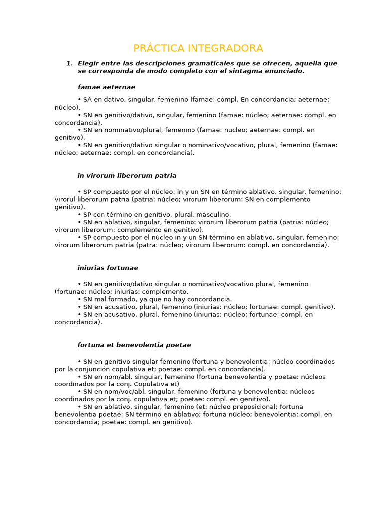 Práctica Integradora | PDF