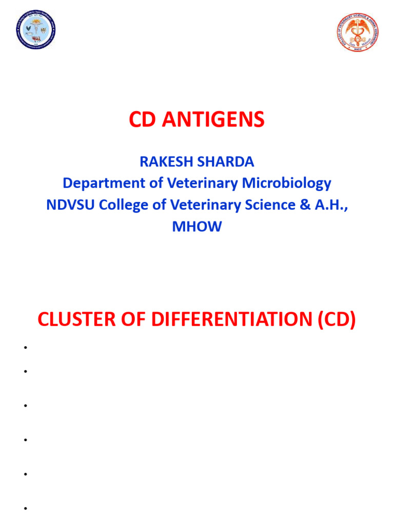 CD Antigens | PDF | Science & Mathematics