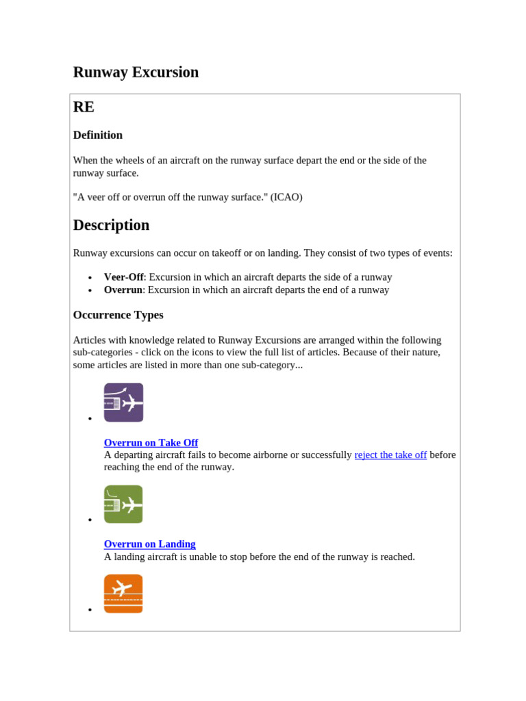 Runway Excursion (1) | PDF