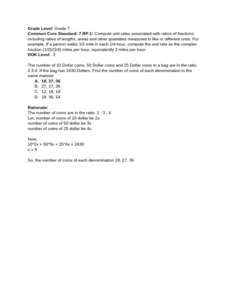 SAT Maths Samples | PDF