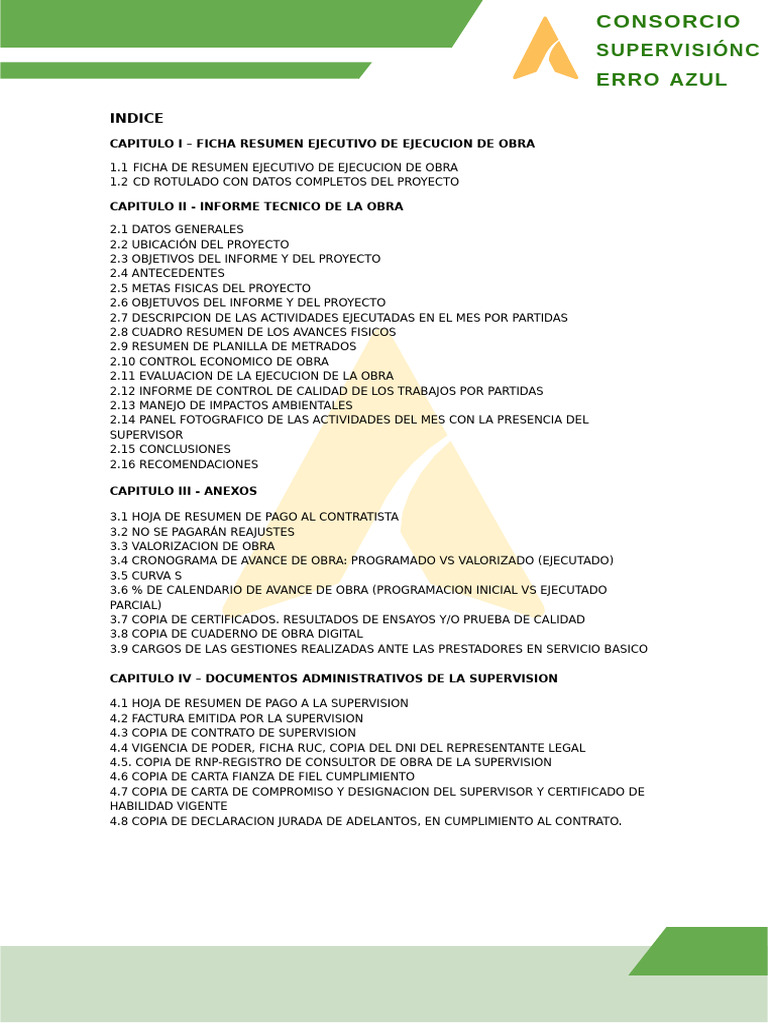 Indice Separadores | PDF