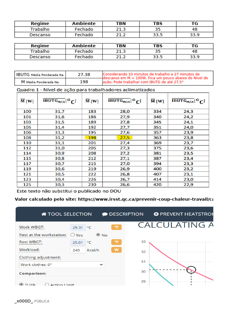 Regime Trab-Desc - Calor | PDF