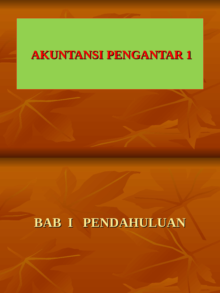 PENGANTAR AKUNTANSI 1 PPK 2024 Cut | PDF | Pengelolaan Keuangan & Uang