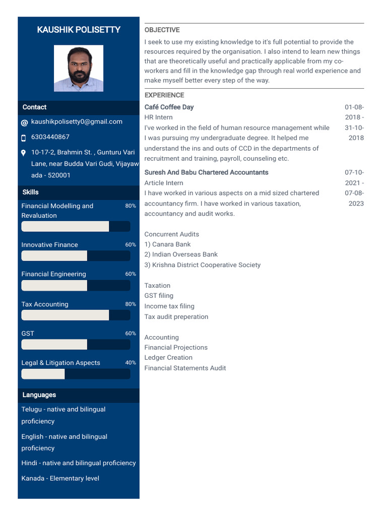 Kaushik Polisetty Resume | PDF