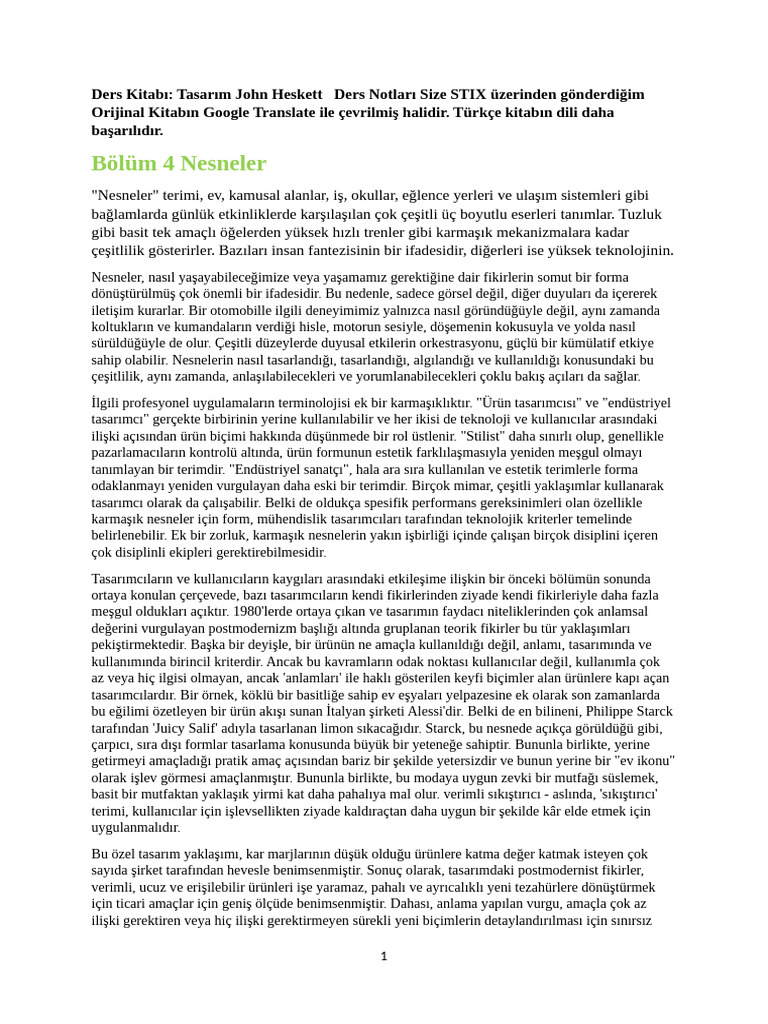 Bolum 4 Nesneler Bolum 5 Iletisim | PDF