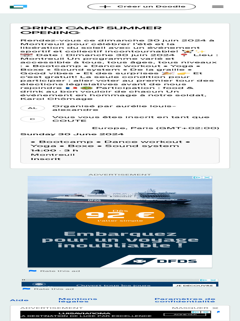 Doodle Sign-up Sheet | PDF