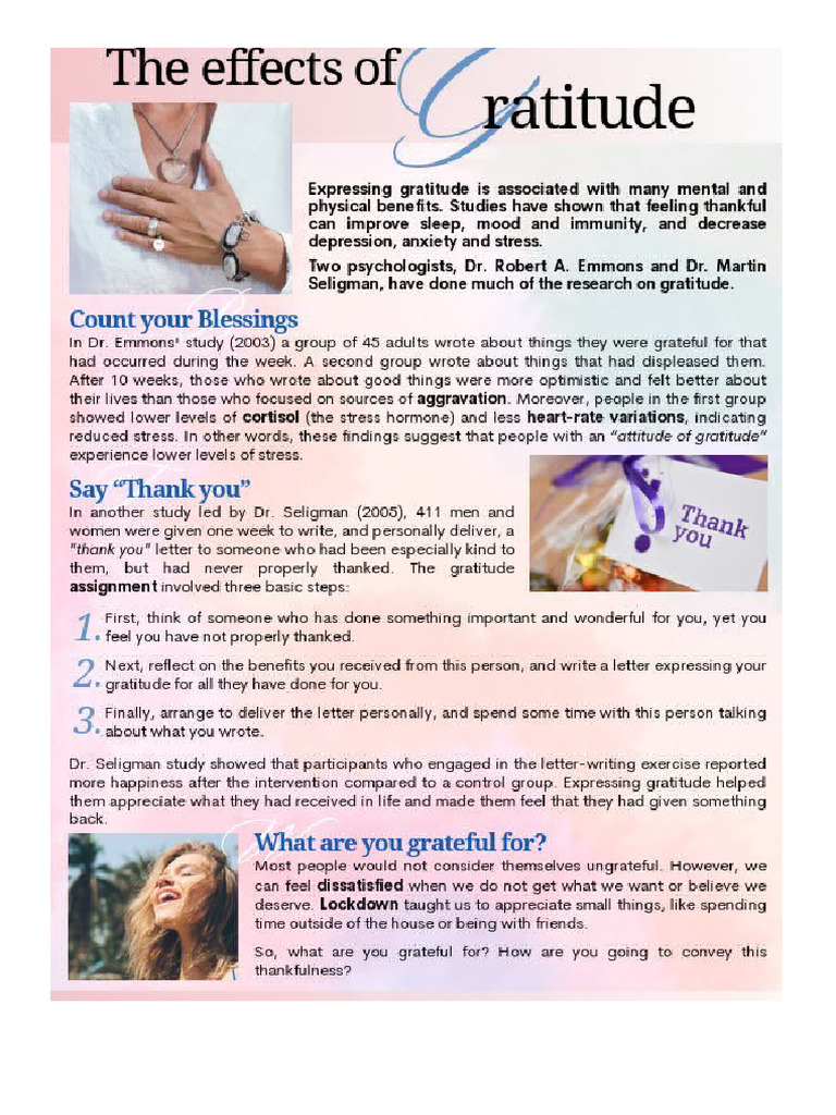Gratitude | PDF