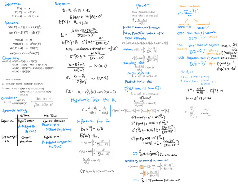 Simple linear regression | PDF Simple linear regression | PDF
