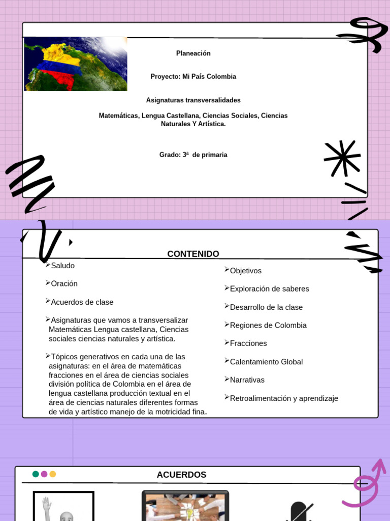Presentacion proyecto mi pais | PDF