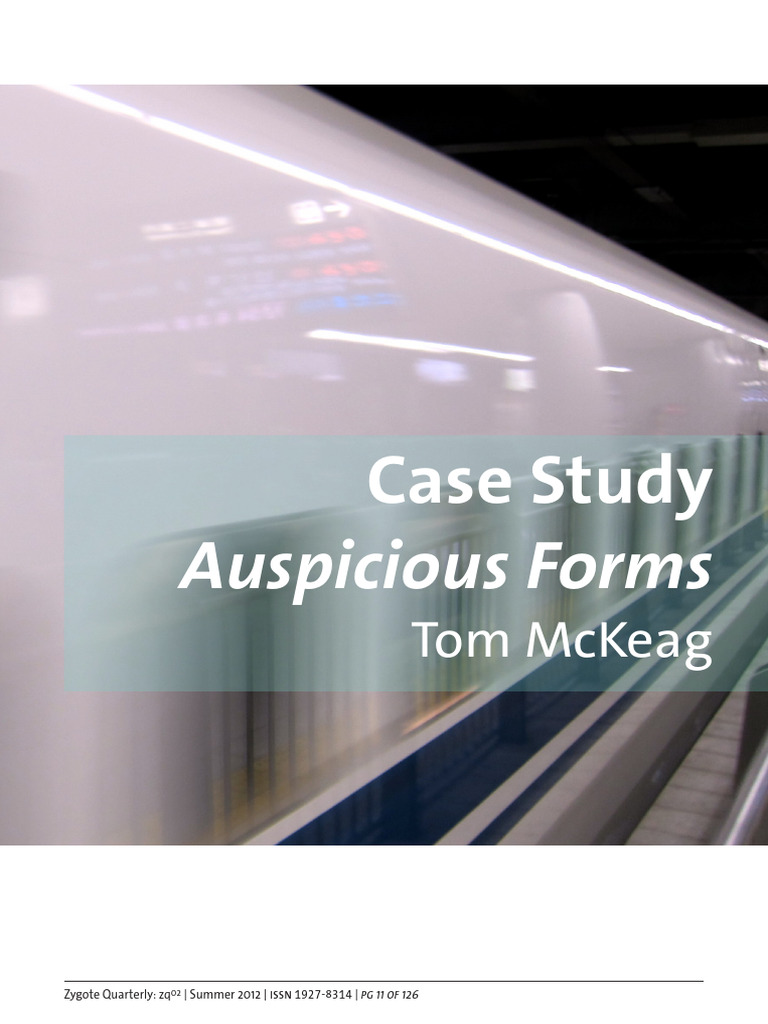 Case - Study - Auspicious Forms | PDF