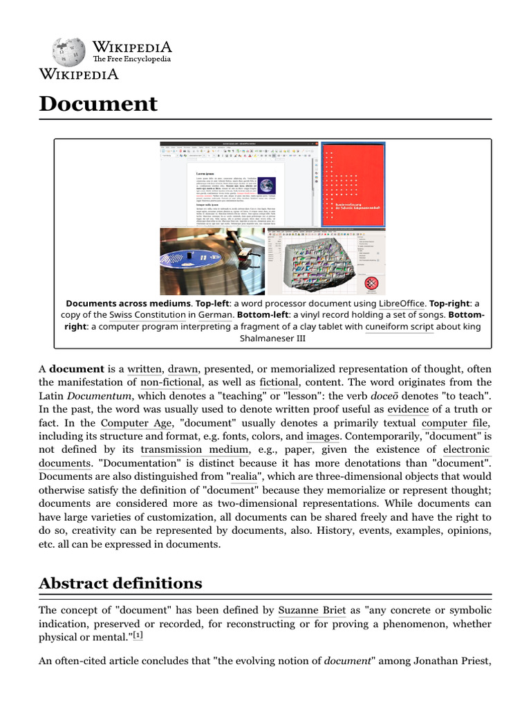 Document: Abstract Definitions | PDF