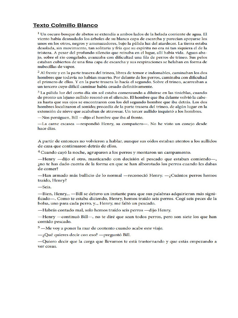 Colmillo Blanco | PDF