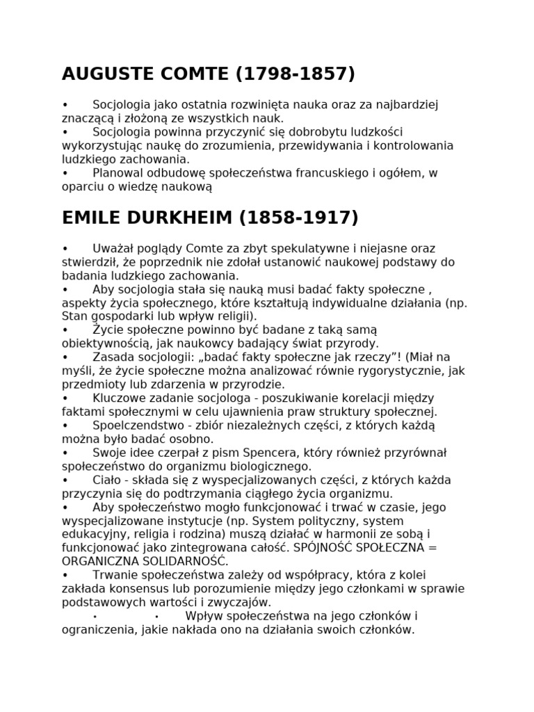 Auguste Comte | PDF