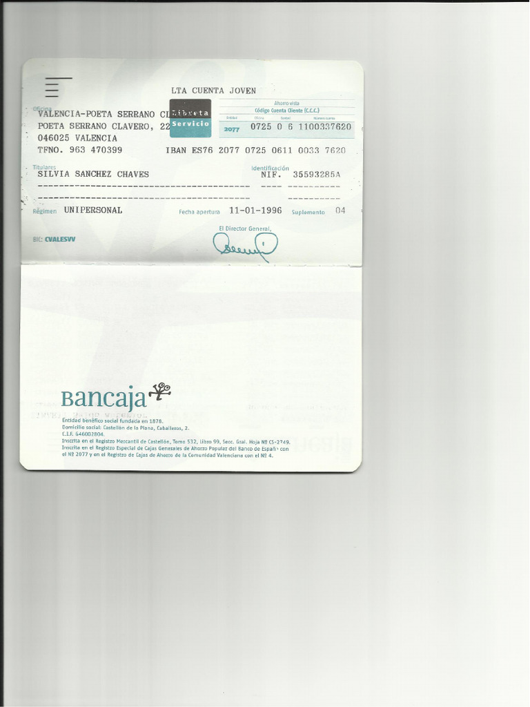 Cartilla Banco | PDF