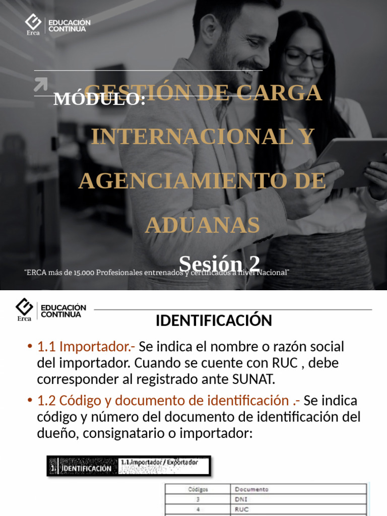 Sesion 2. Modulo Gestion de Carga Internacional y Agenciamiento de Aduanas Act | PDF