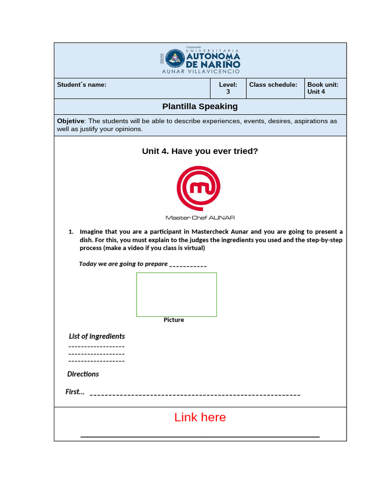 Speaking Level 3 c2 | PDF