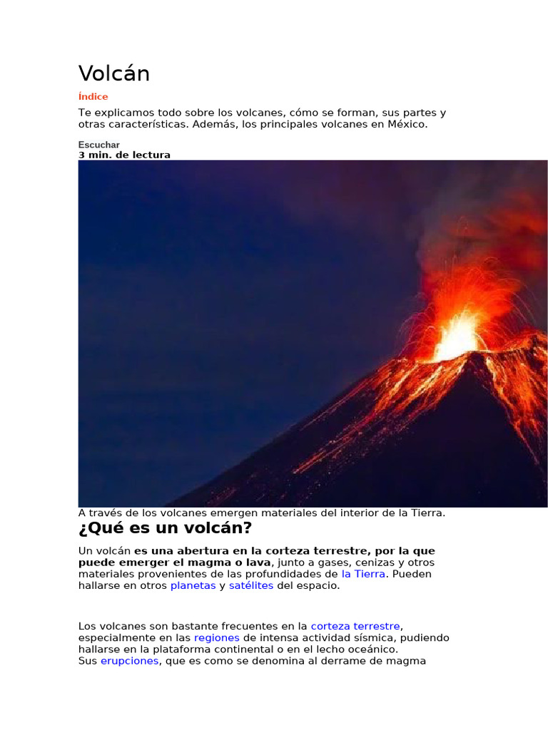 Volcan | PDF