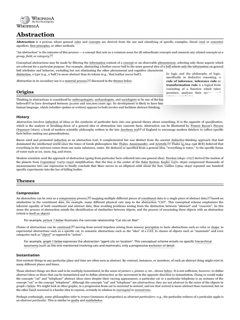 Abstraction | PDF