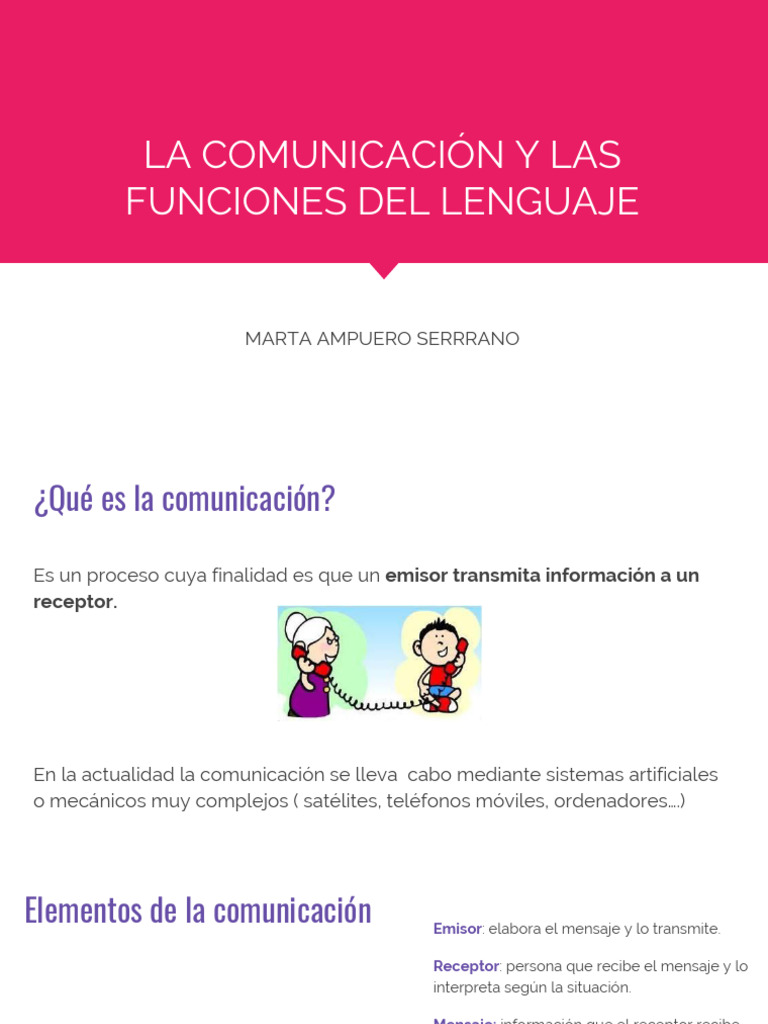 LA COMUNICACIÓN Y LAS FUNCIONES DEL LENGUAJE | PDF