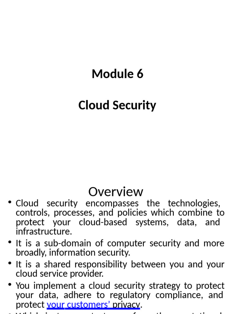 20 Security in Cloud 26-10-2023 | PDF