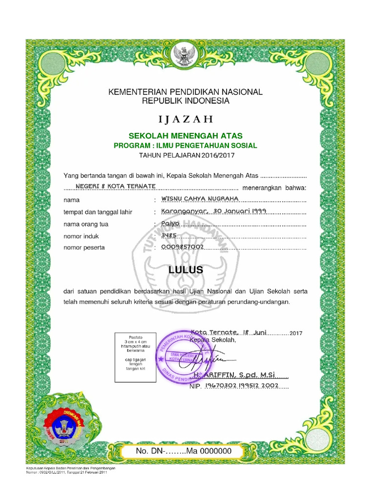 Ijazah Wisnu | PDF