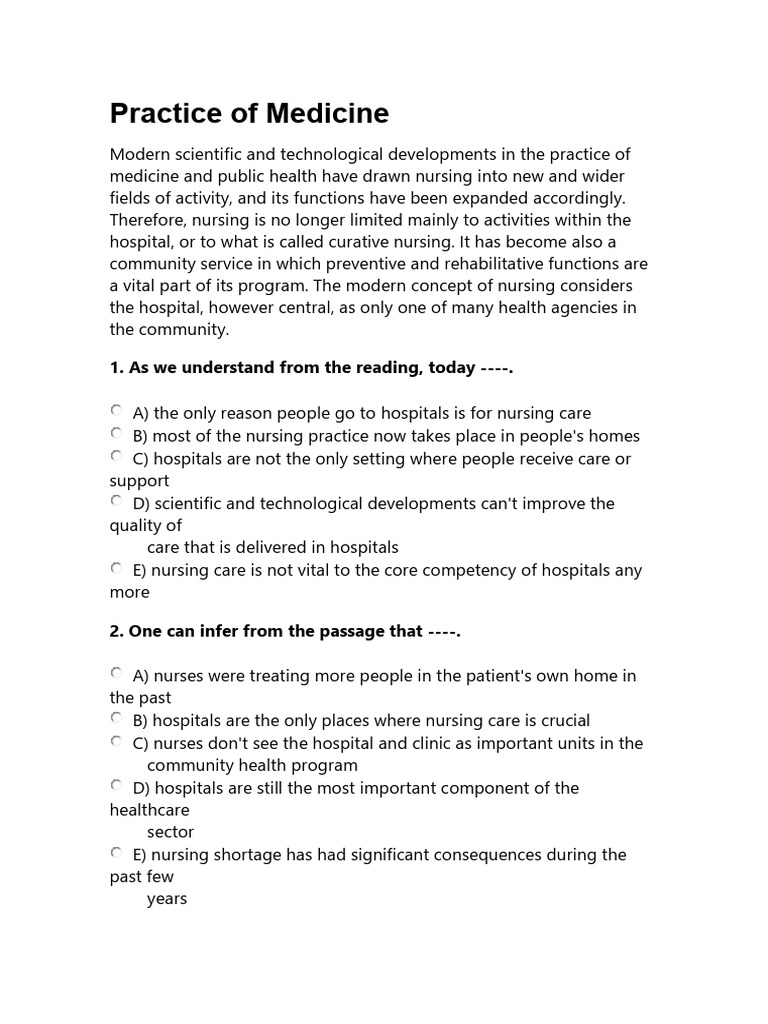 Evolution of Nursing in Modern Healthcare | PDF