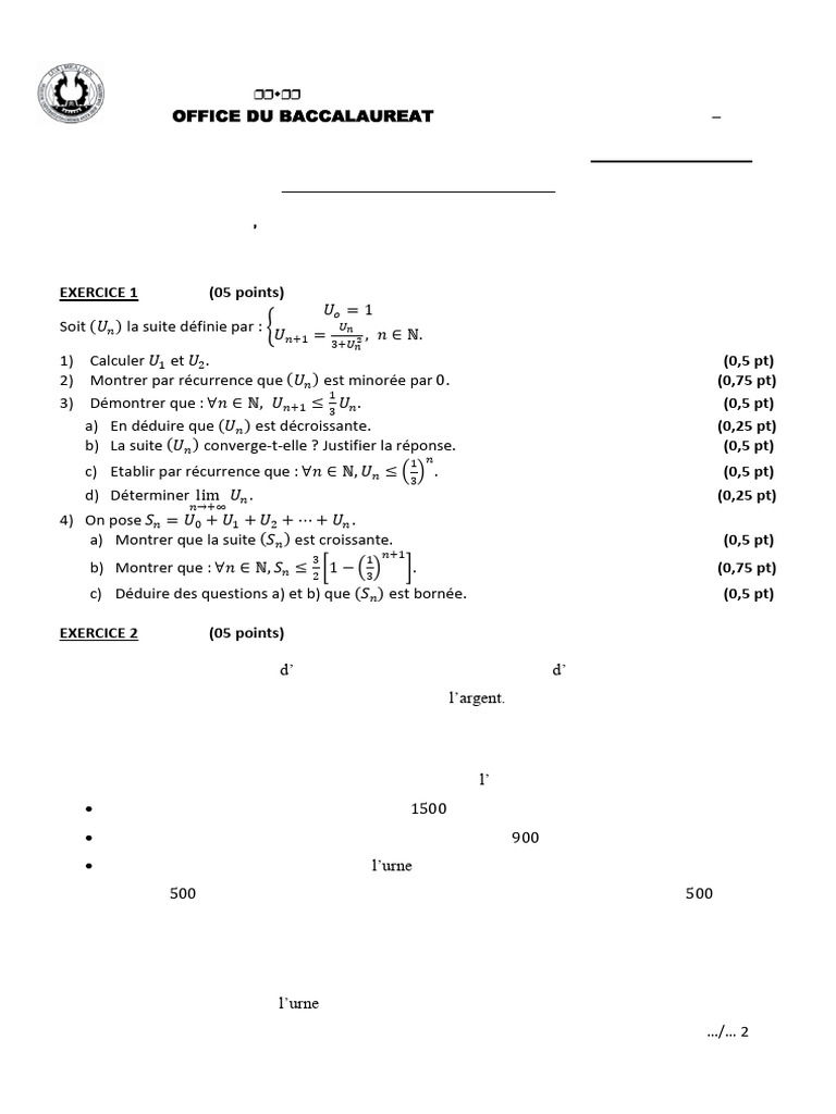 Maths S2 1ER REMPL 24 | PDF